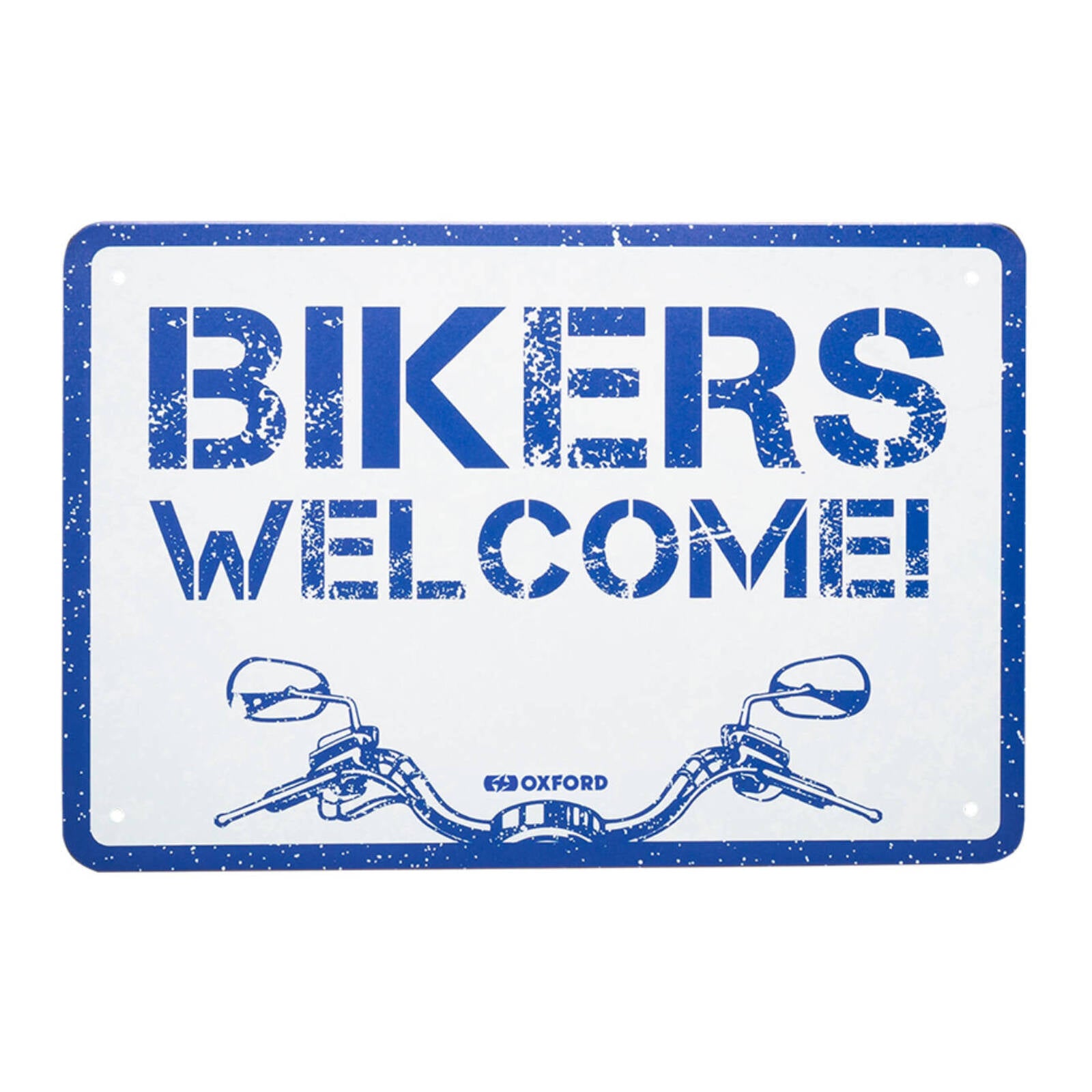 Oxford Garage Metal Sign: "Welcome" – Buzz Bikes