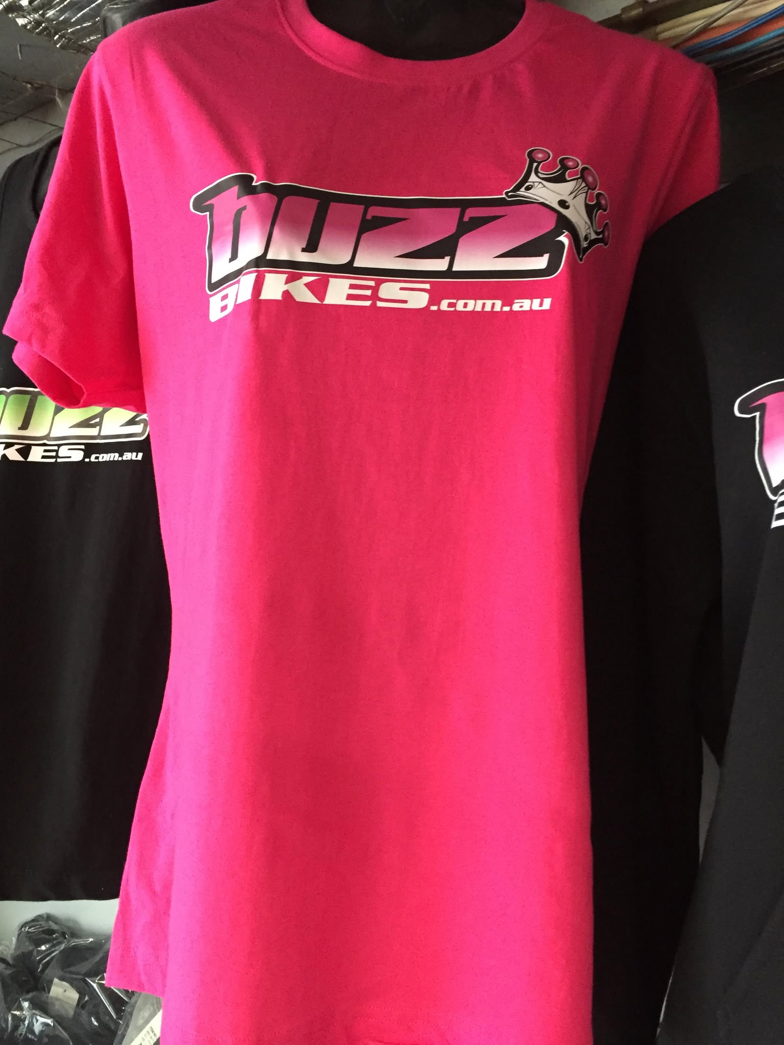 Buzz Ladies Classic logo T's – Buzz Bikes