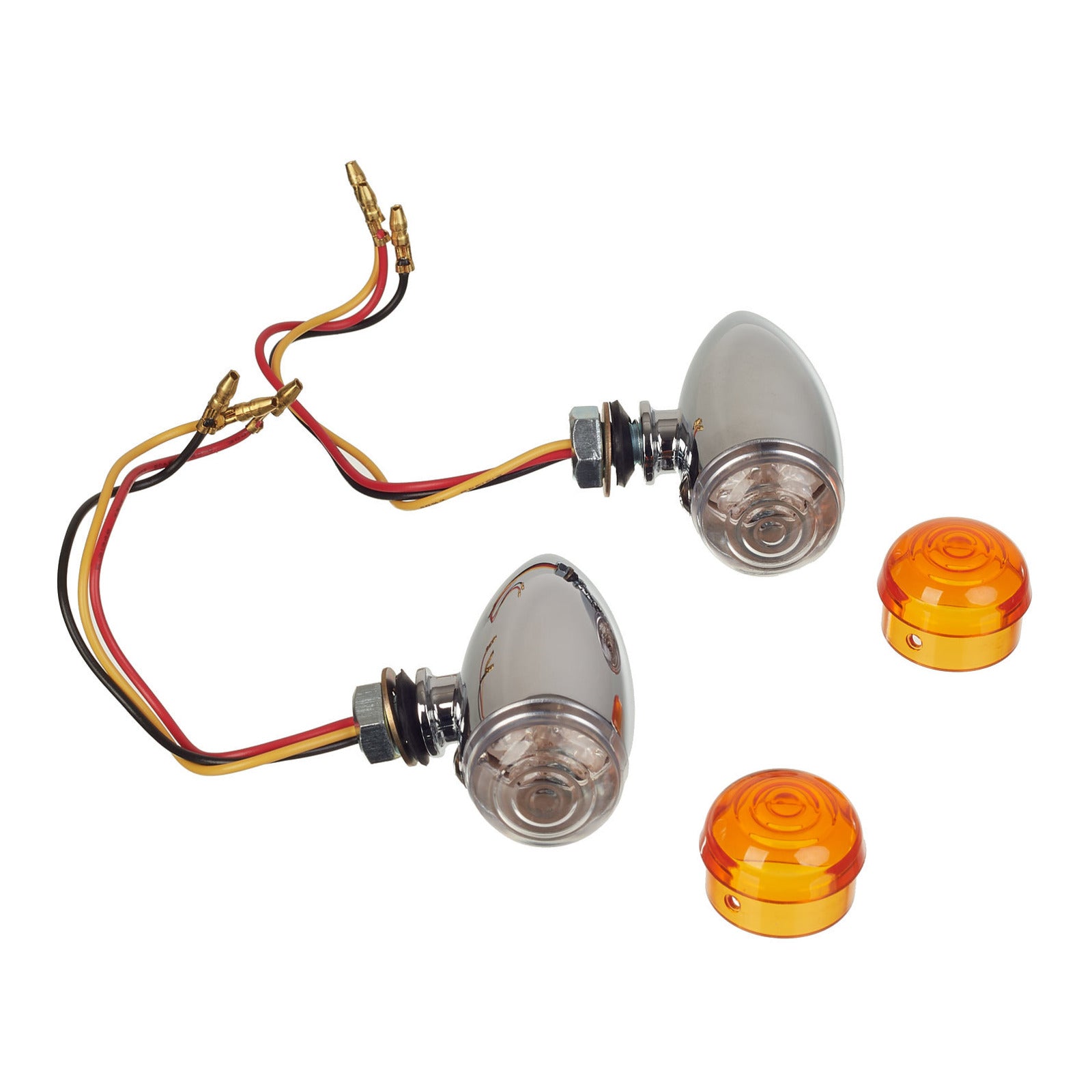 Whites Flasher Universal Mini Bullet LED (Pair) – Buzz Bikes