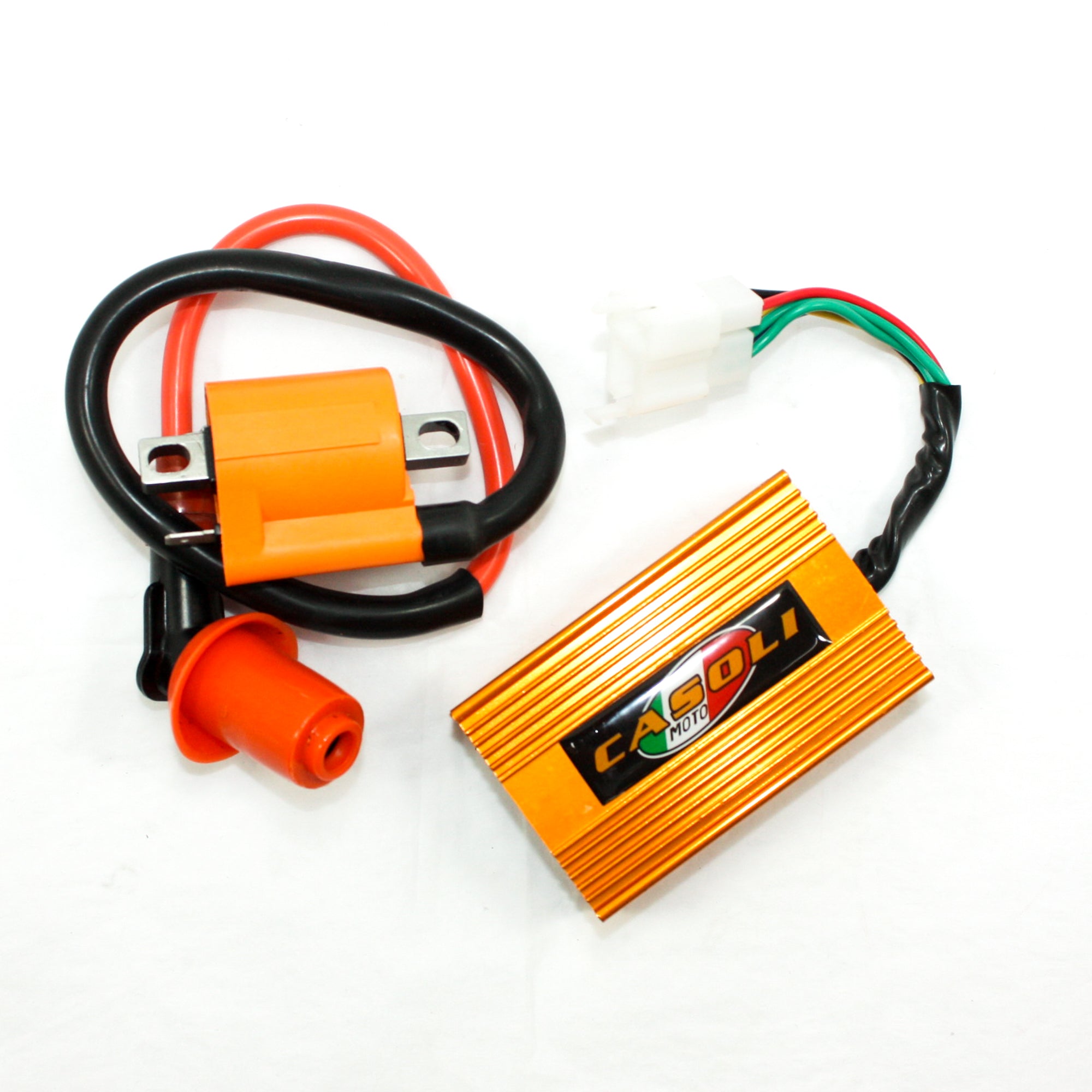 Racing HP 6 Pins CDI UNIT + Coil 150cc 200cc 250cc PIT Quad Dirt Bike ...
