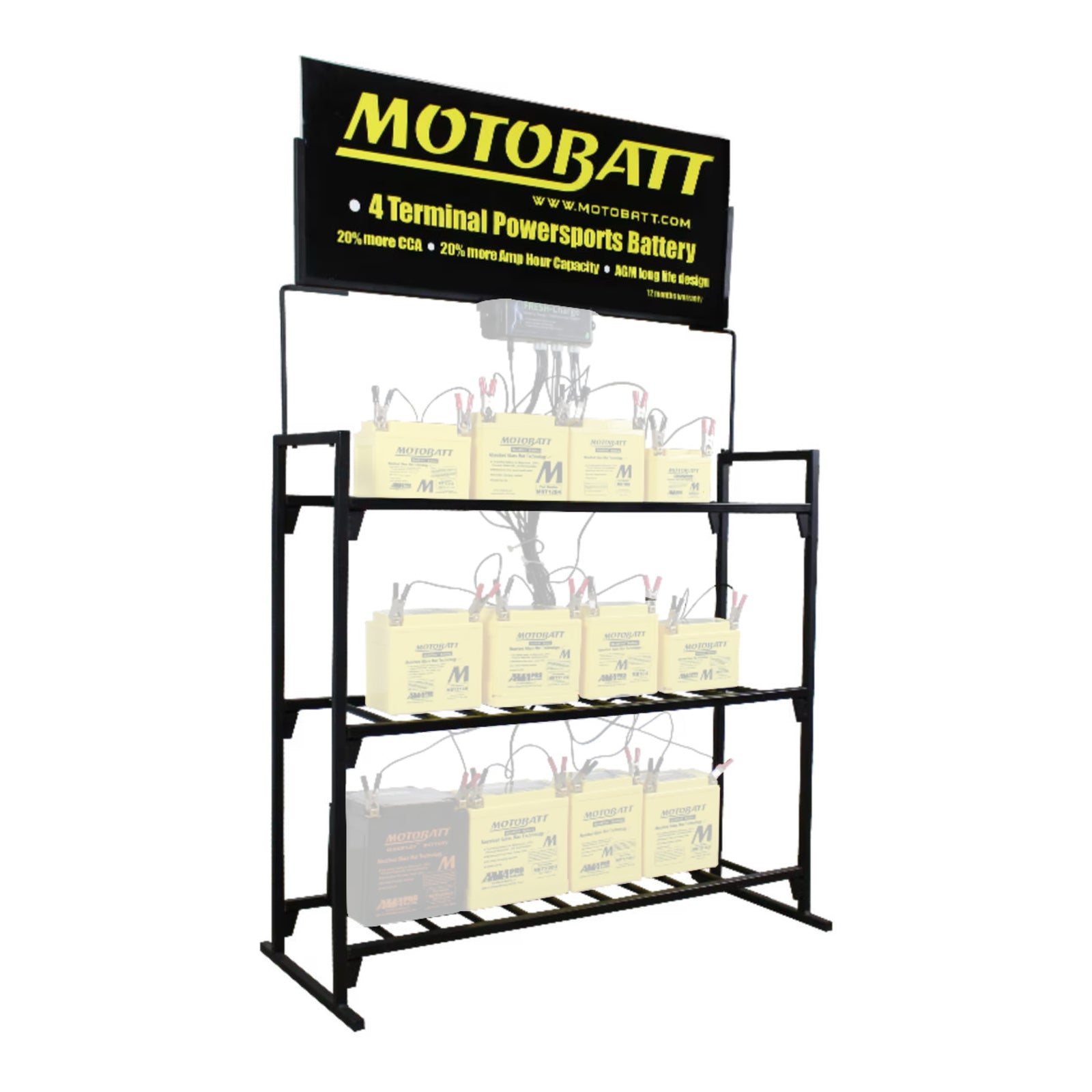 Motobatt 12-Station Maintainer Rack Only – Buzz Bikes