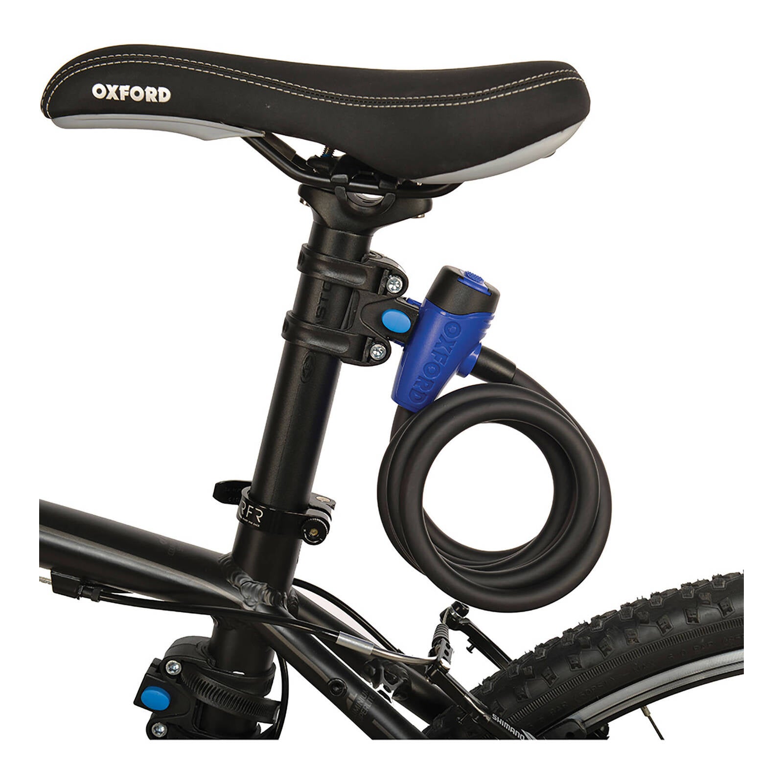 Oxford Cable 12 Lock Smoke 1.8m X 12mm – Buzz Bikes