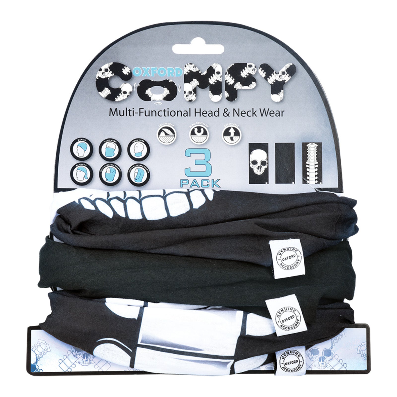 Oxford Comfy Skeleton 3-Pack – Buzz Bikes