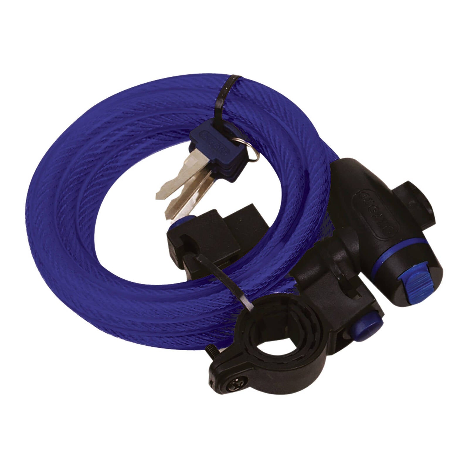 Oxford Cable Lock 1.8m X 12mm - Blue – Buzz Bikes