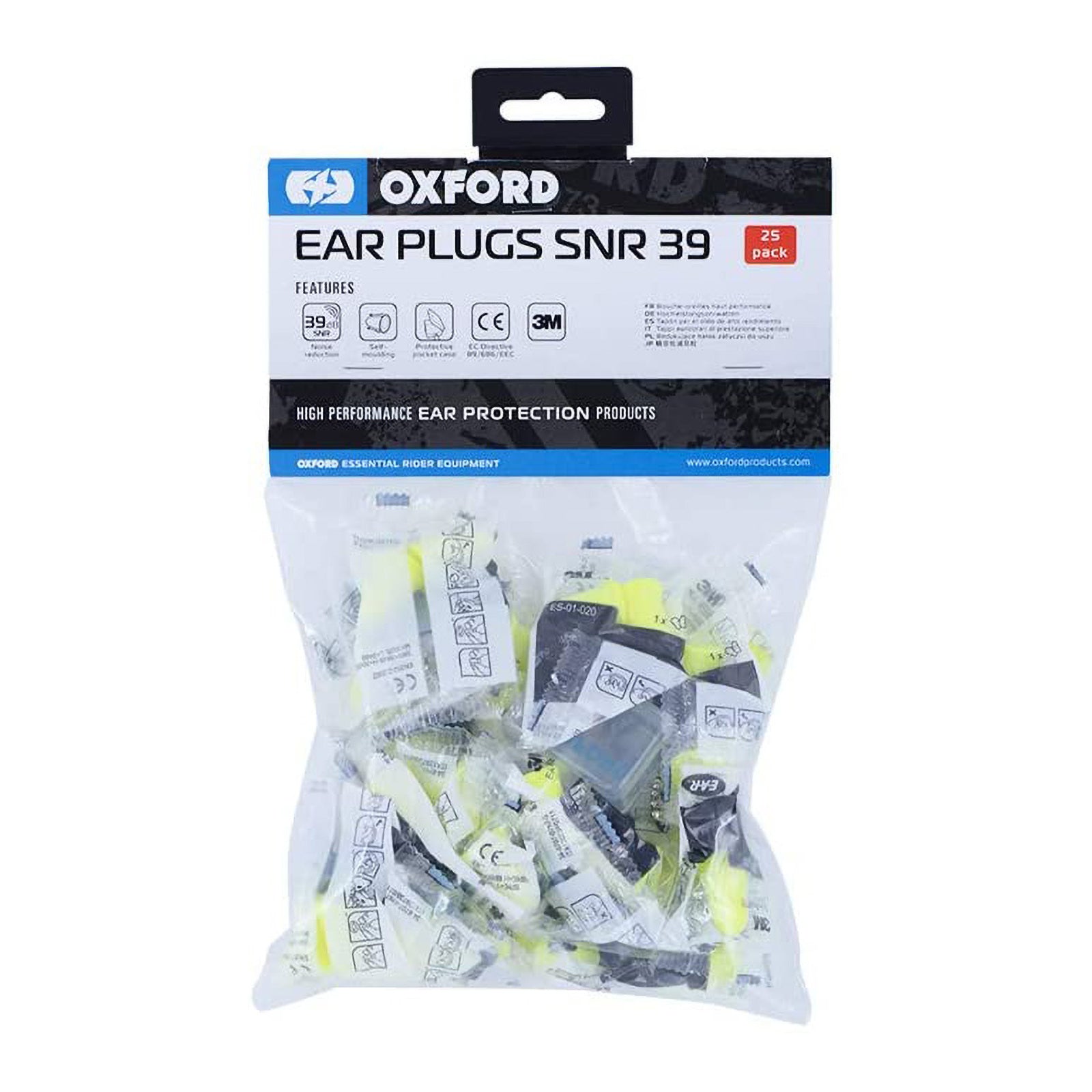 Oxford 3M Earsoft FX SNR39 Ear Plugs 25 (Pair) – Buzz Bikes