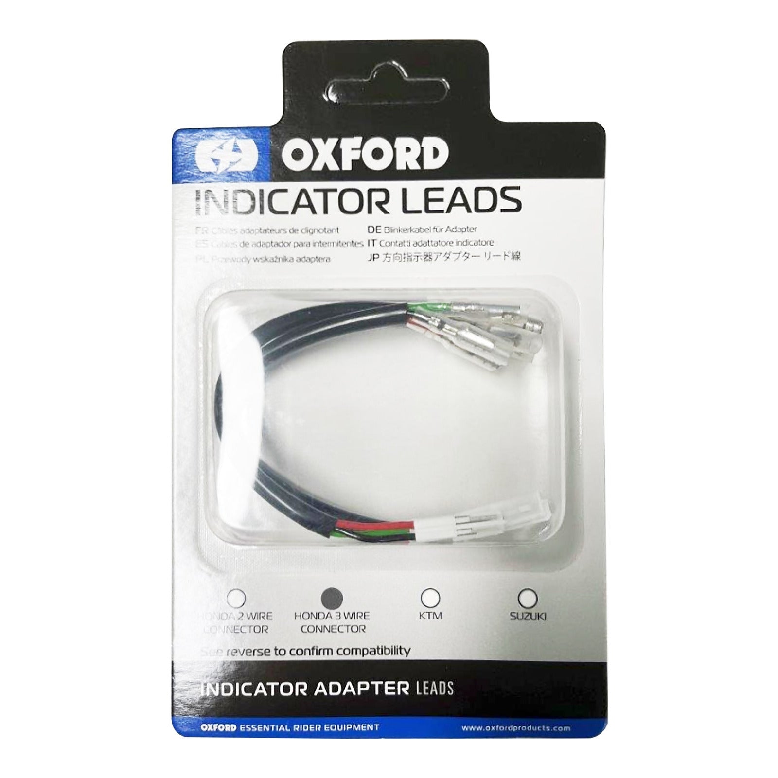 Oxford Indicator Leads Honda 3 Wire Connector – Buzz Bikes