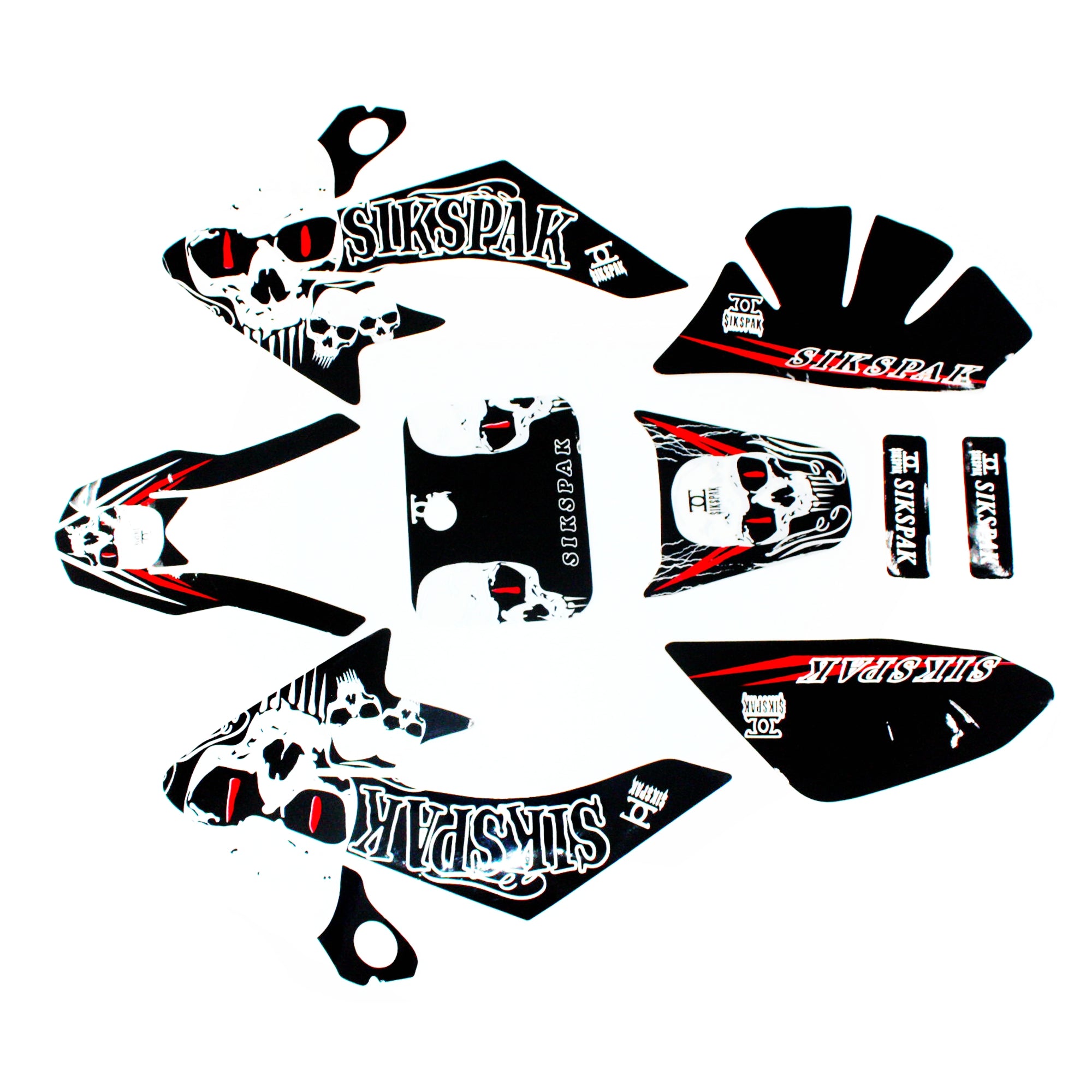 Sikspak Decals Graphics Sticker Kit CRF50 Style Fairing PIT PRO Trail ...