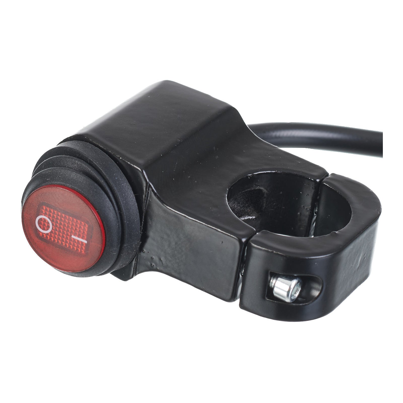 WHITES 12V ROCKER SWITCH ON-OFF RED WATERPROOF H-BAR MOUNT – Buzz Bikes