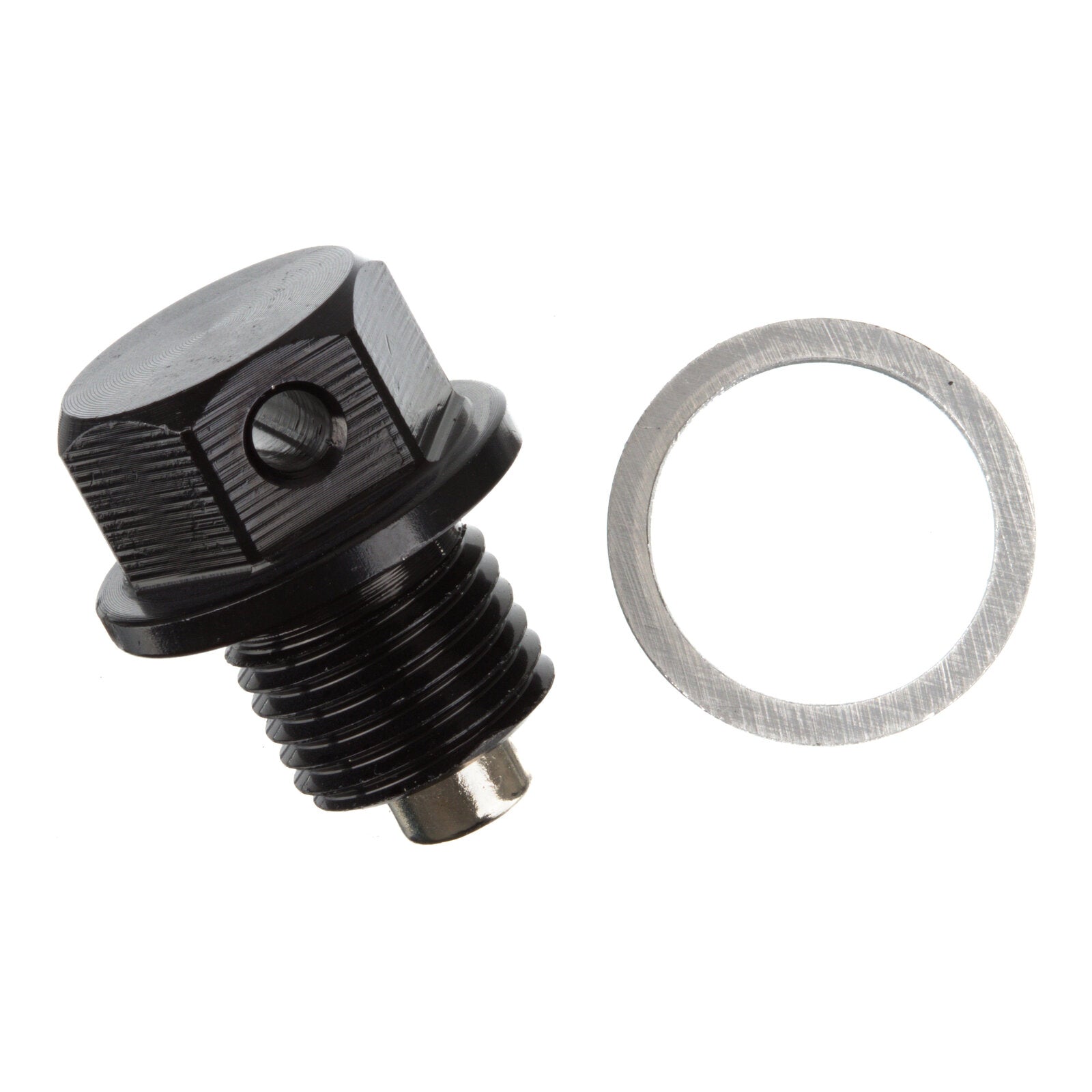 Whites Magnetic Sump Plug M12 x 10 x 1.25 - Black – Buzz Bikes