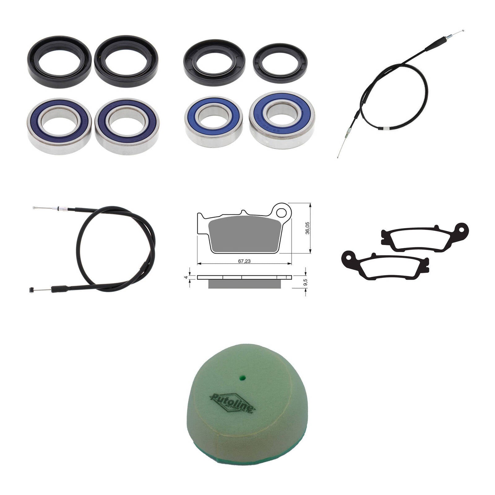 OFFROAD REFURB KIT - YAM YZ125 08-20 / YZ125X 20 – Buzz Bikes