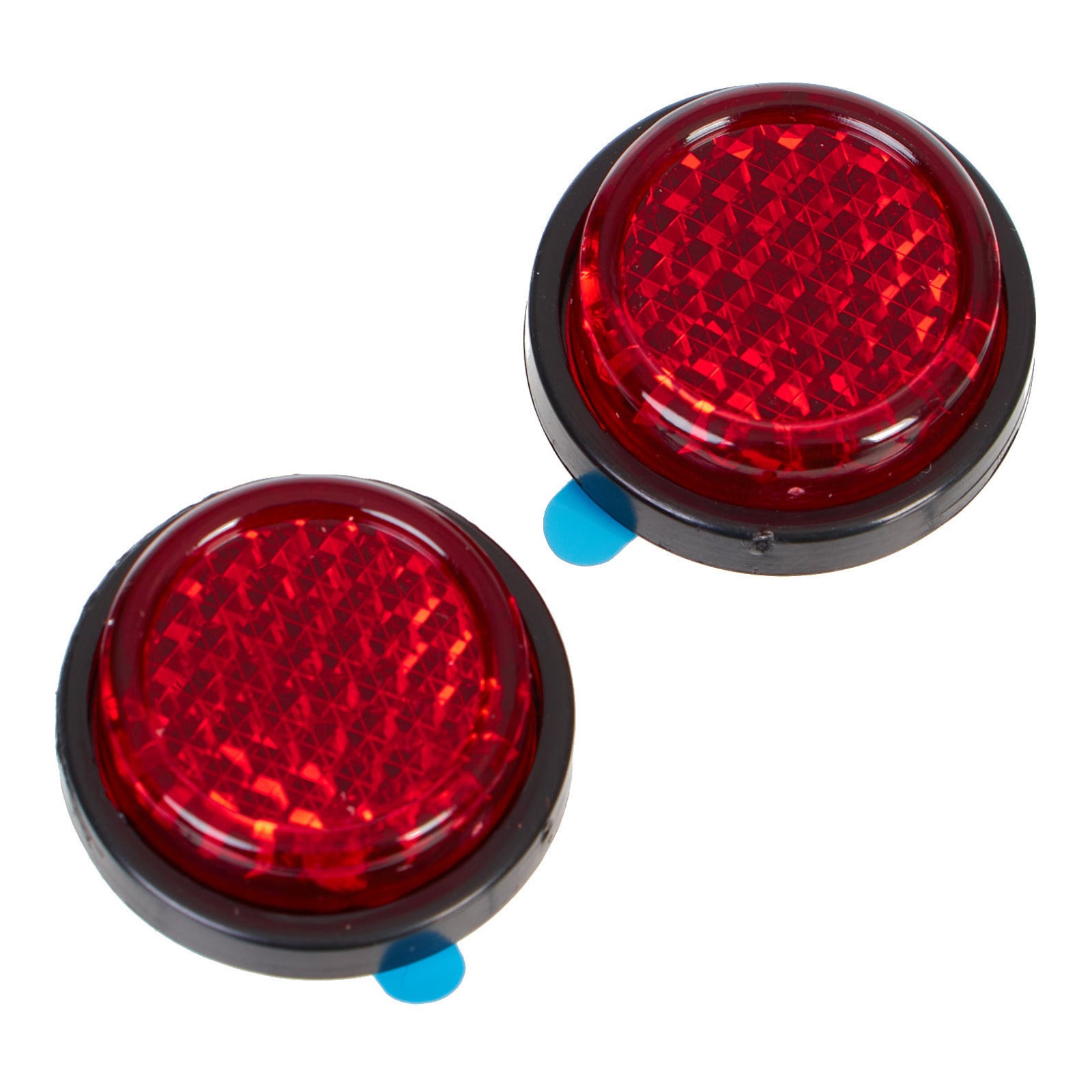 WHITES REFLECTORS - ROUND - 22MM - PAIR – Buzz Bikes