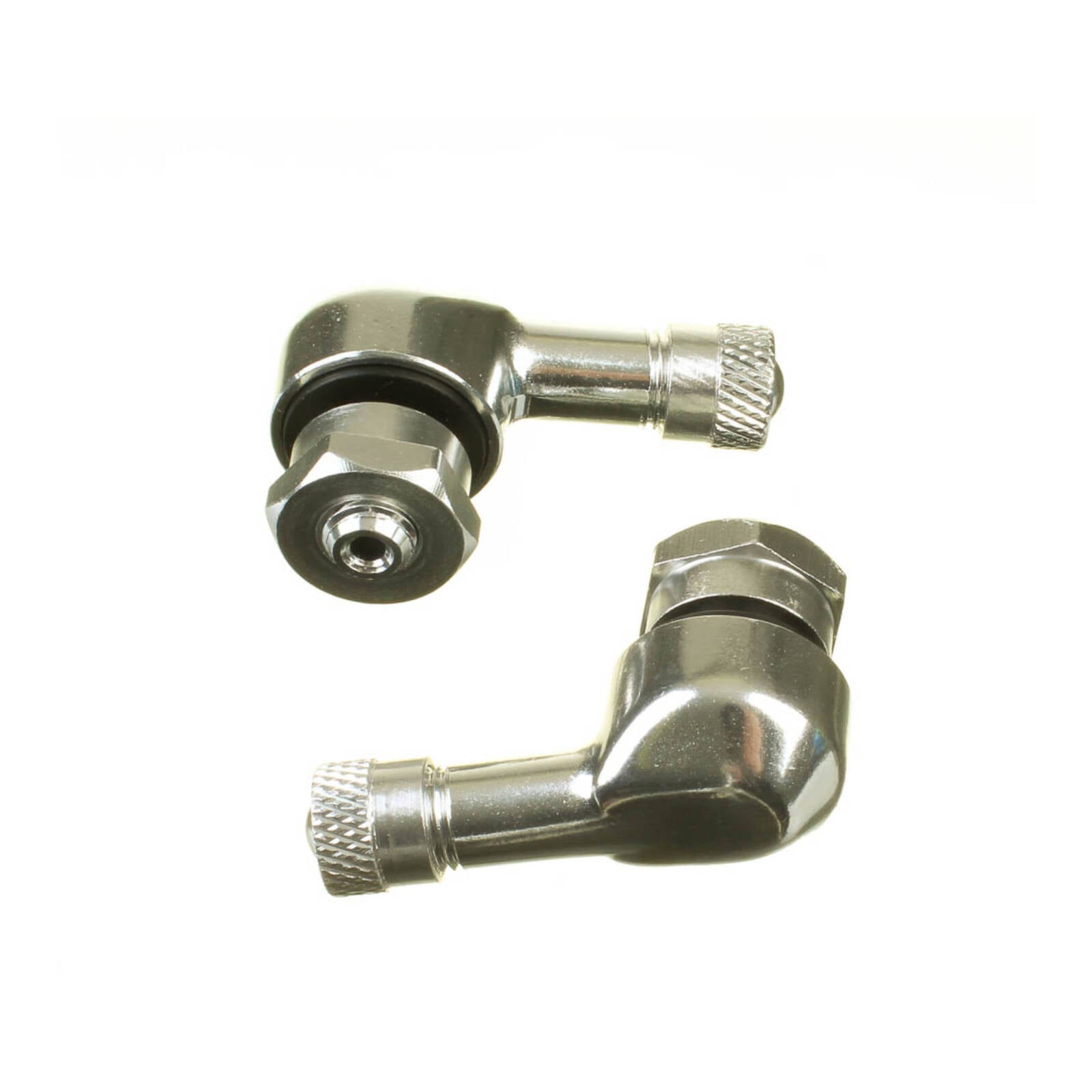 WHITES 90 DEGREE ALLOY VALVE 8.3MM - SIL (PAIR) – Buzz Bikes